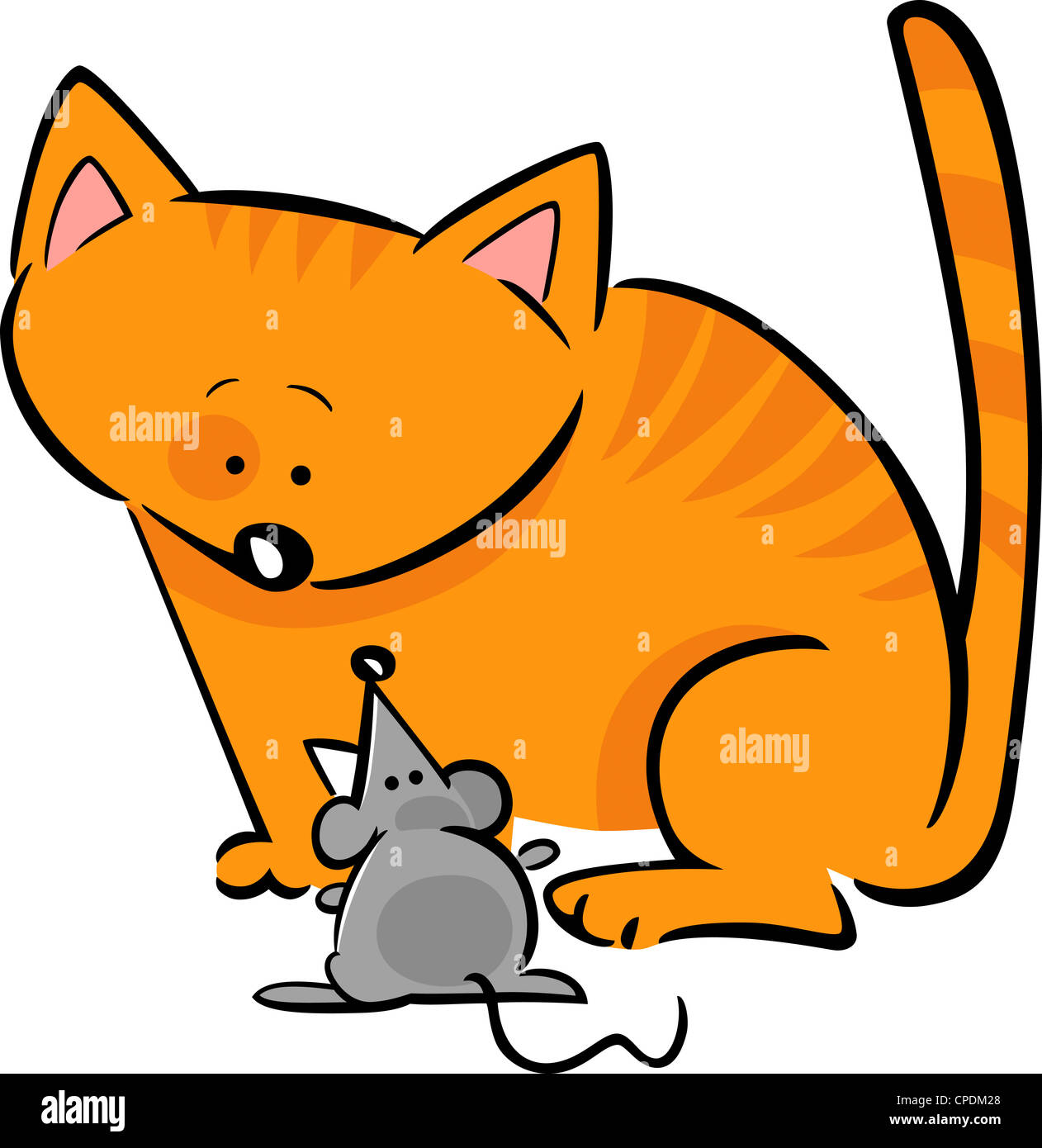 Cat And Mouse Friends Cartoon