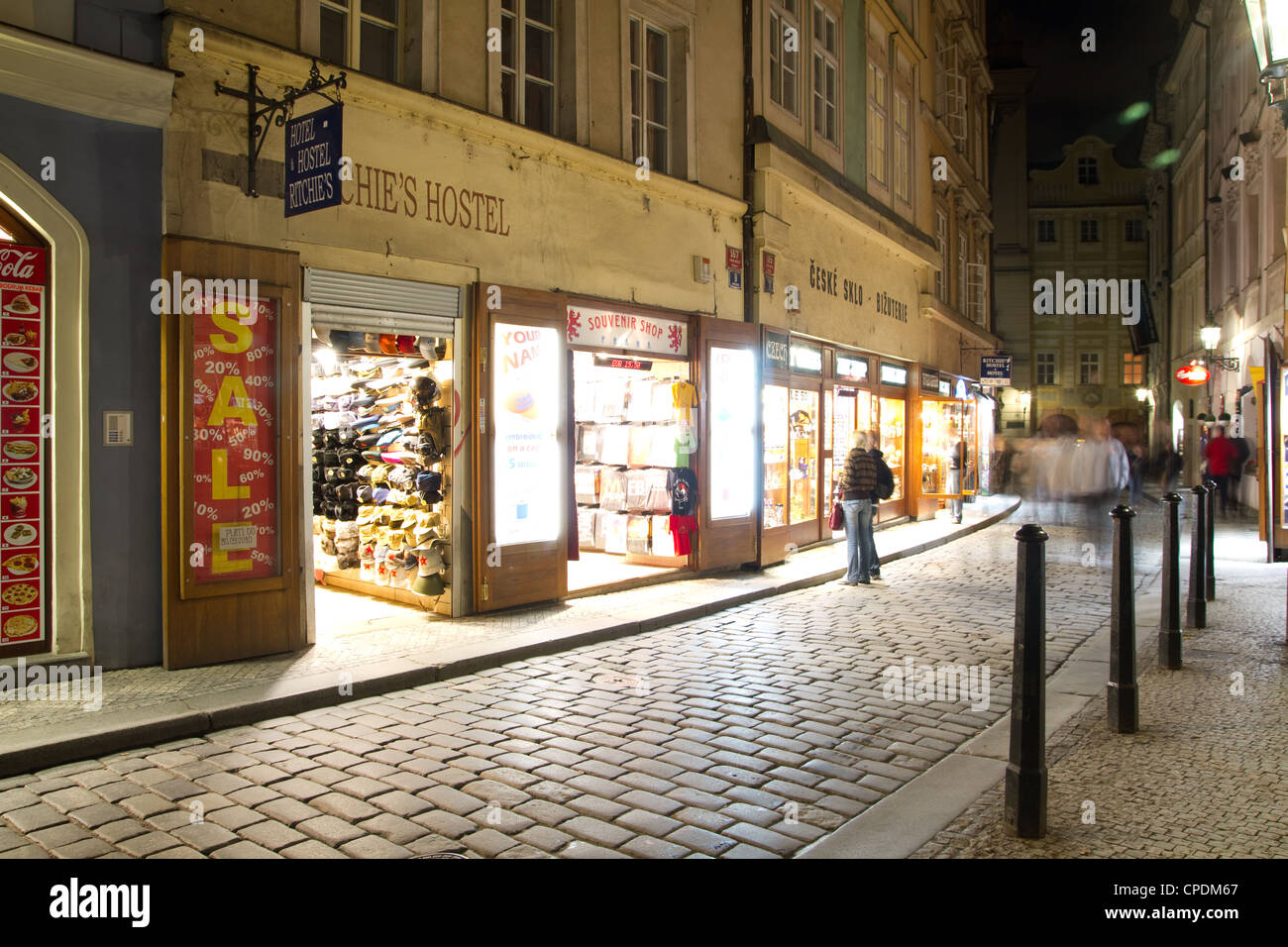 Prague shopping hi-res stock photography and images - Alamy