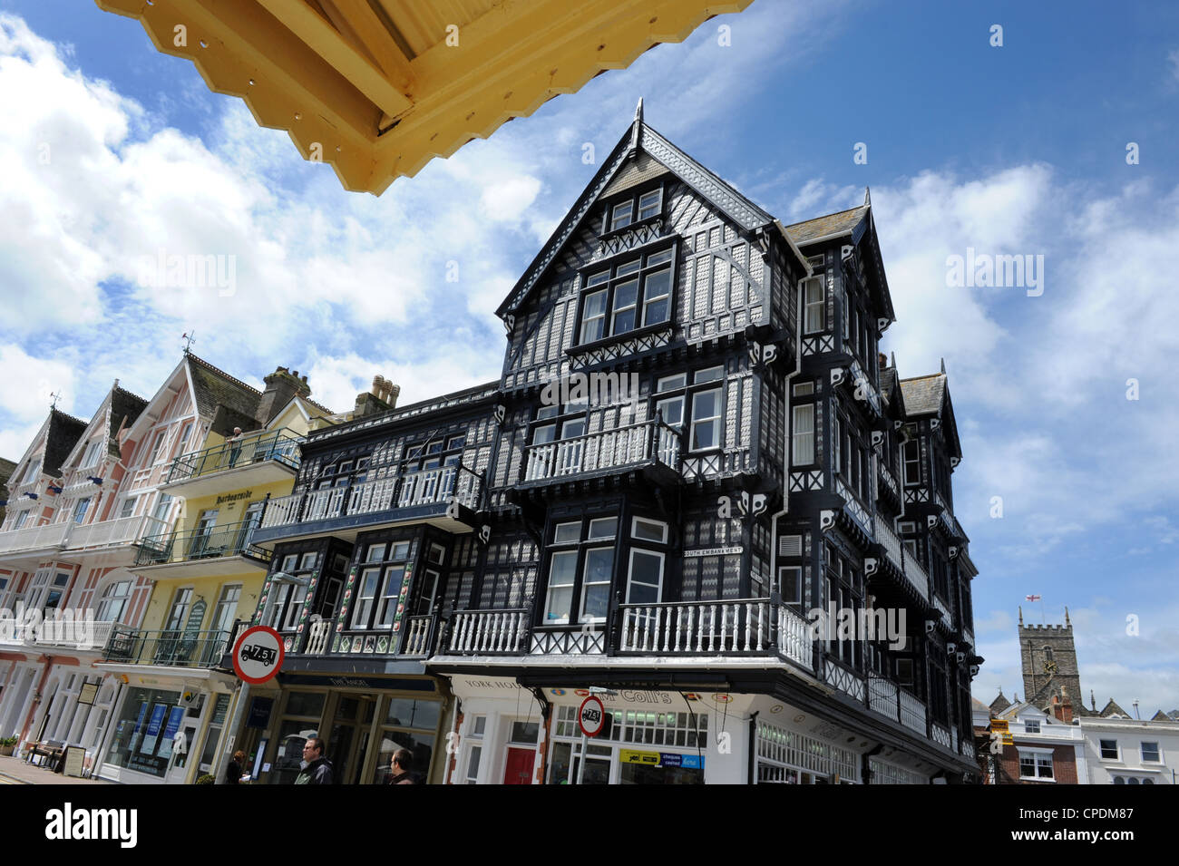 Dartmouth Devon Uk historic buildings Stock Photo - Alamy