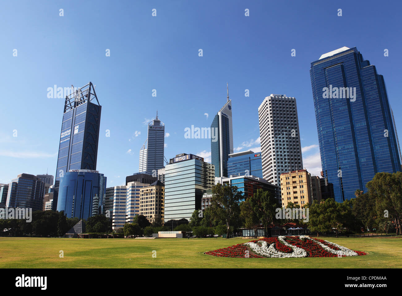 Skyscrapers of the Central Business District (CBD) tower over the ...