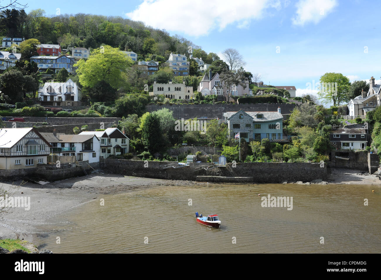 Warfleet Cove at Dartmouth Devon Uk Stock Photo - Alamy
