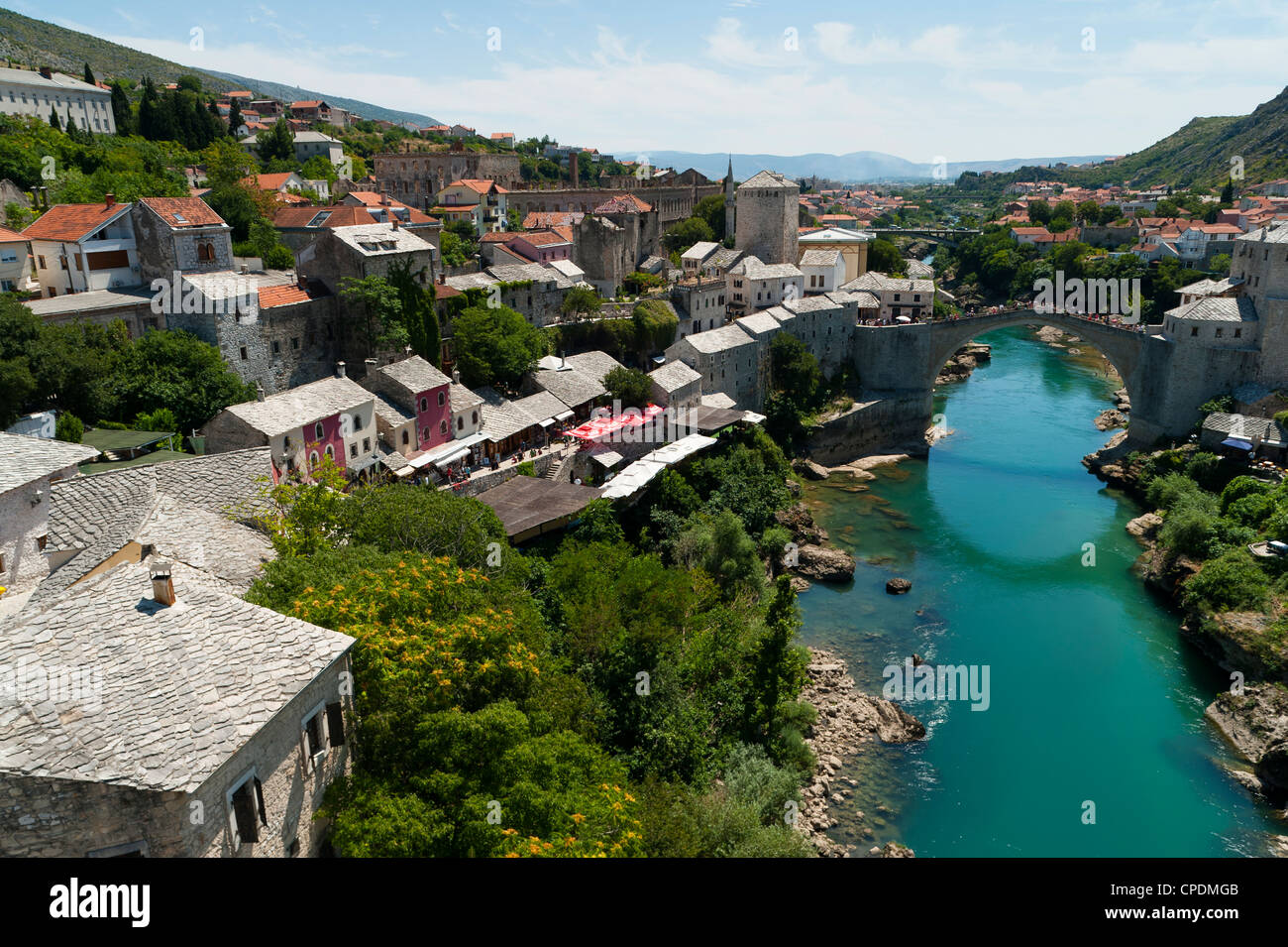 Mostar, UNESCO World Heritage Site, municipality of Mostar, Bosnia and ...
