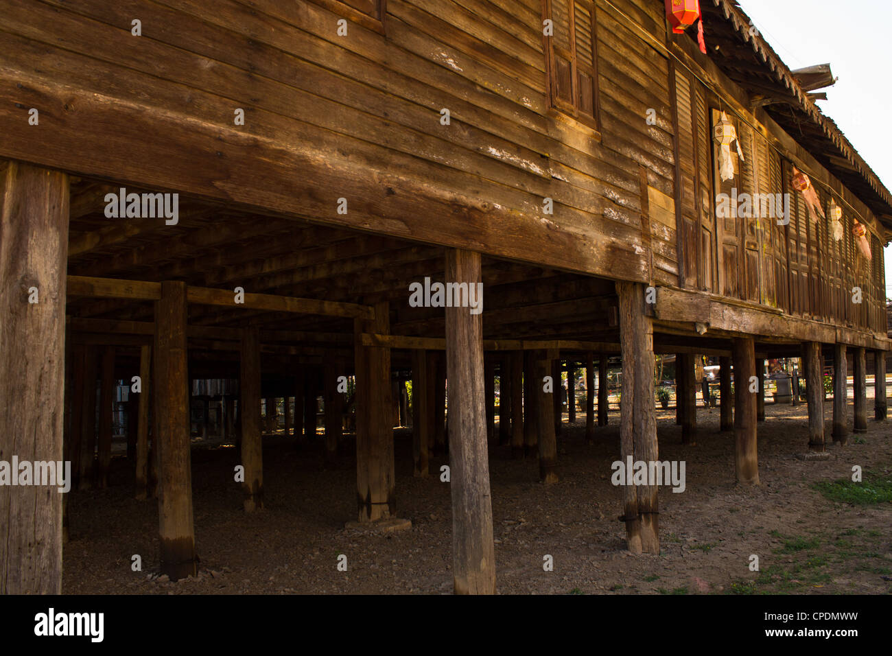 Old Lanna House In Chiangmai Thailand Stock Photo - Alamy