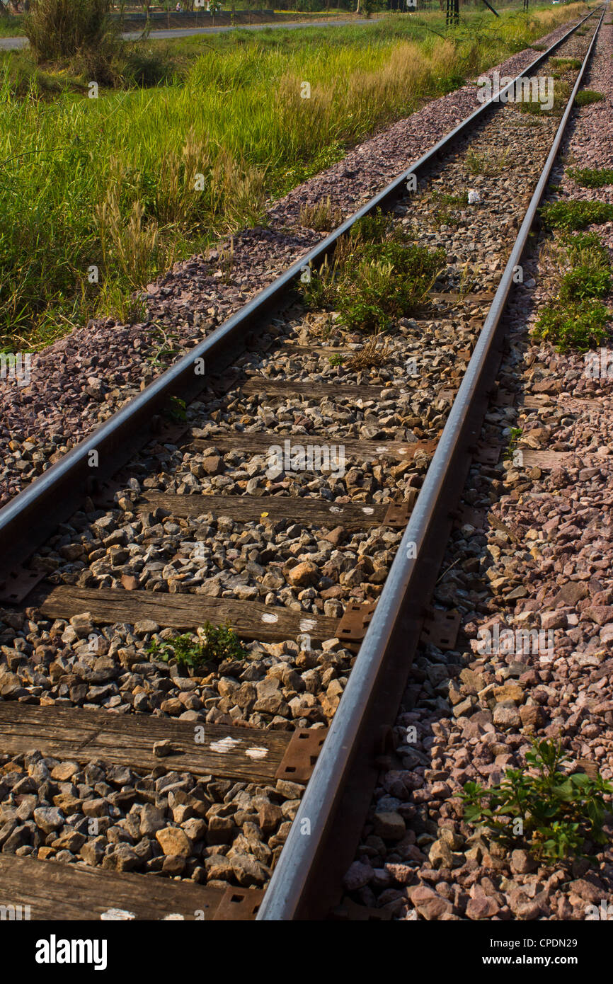 Crossover railroad track hi-res stock photography and images - Alamy