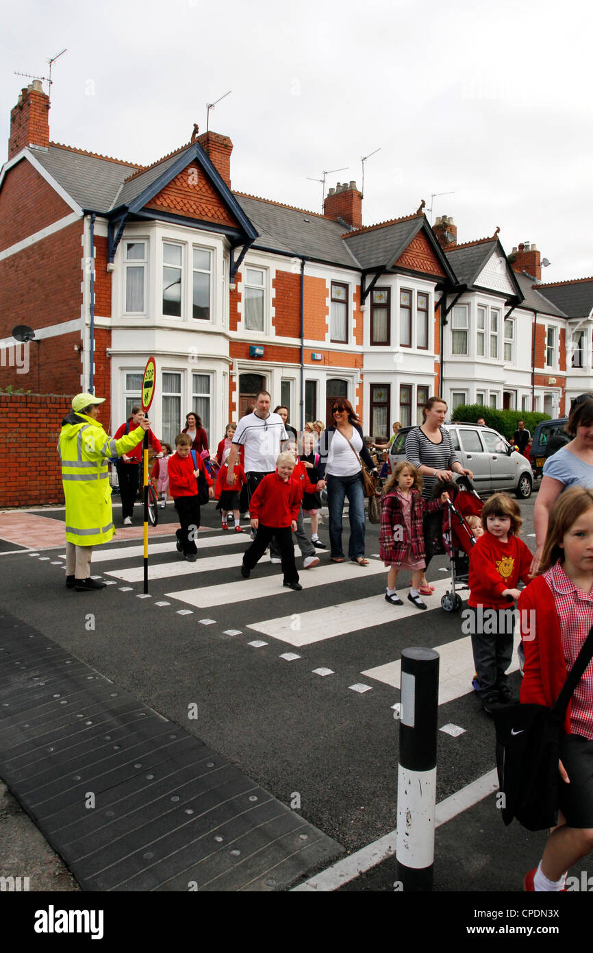 walking bus on the way to school Stock Photo - Alamy