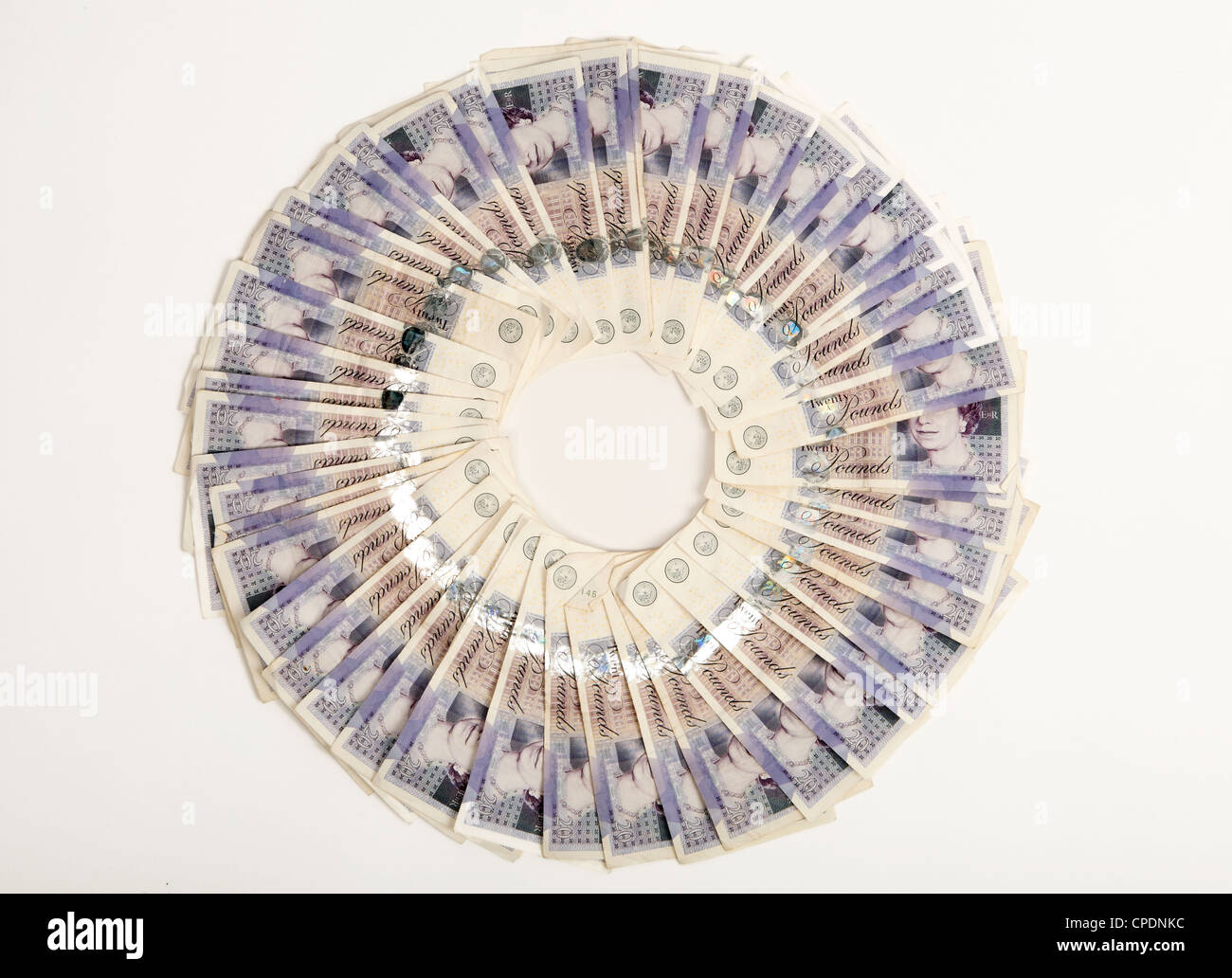 British uk 20 pound notes hi-res stock photography and images - Alamy