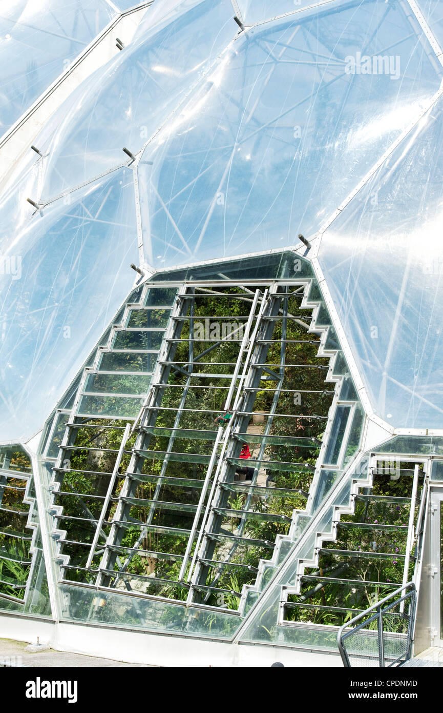Eden project biomes air vent, Cornwall, England Stock Photo - Alamy
