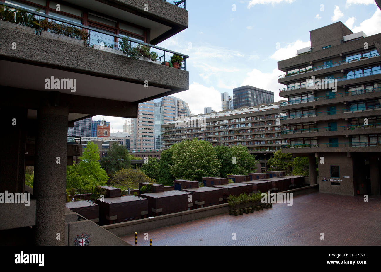Barbican Estate in EC2 - London Stock Photo - Alamy