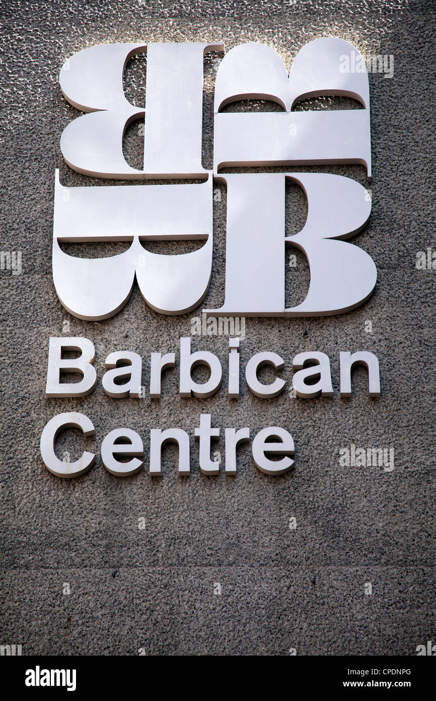 Barbican centre logo hi-res stock photography and images - Alamy