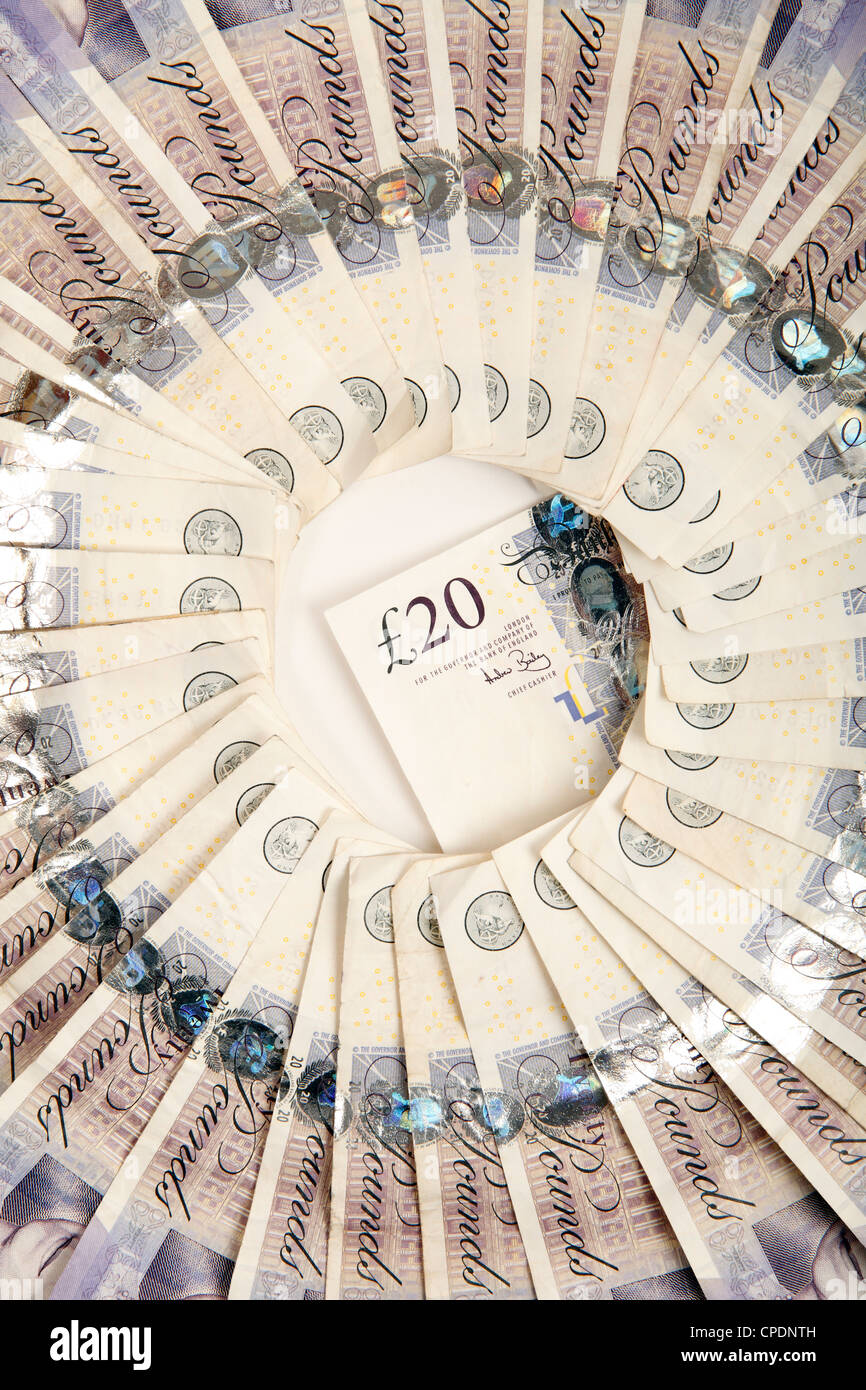 Bank notes english fan hi-res stock photography and images - Alamy