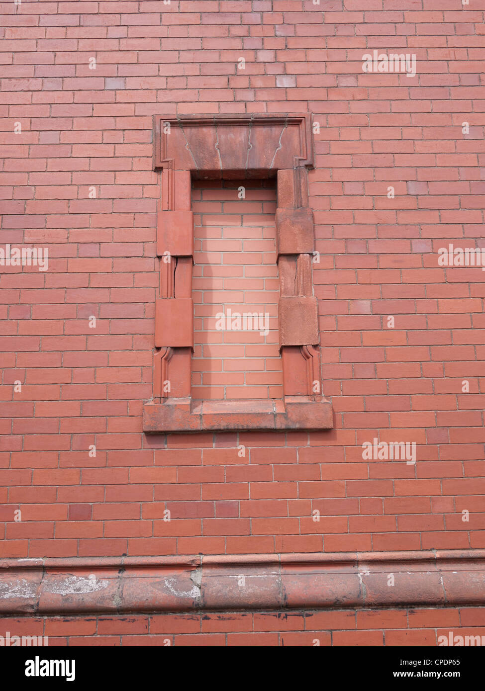 Bricked up window. UK Stock Photo - Alamy