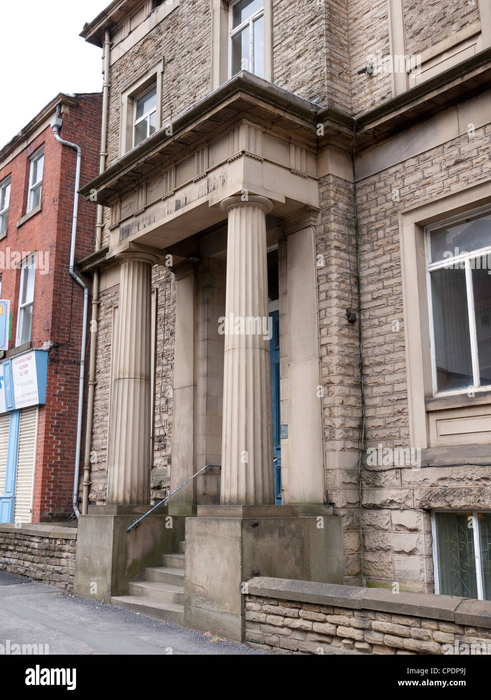 Old Building in the Centre of Oldham, Greater Manchester, UK Stock ...