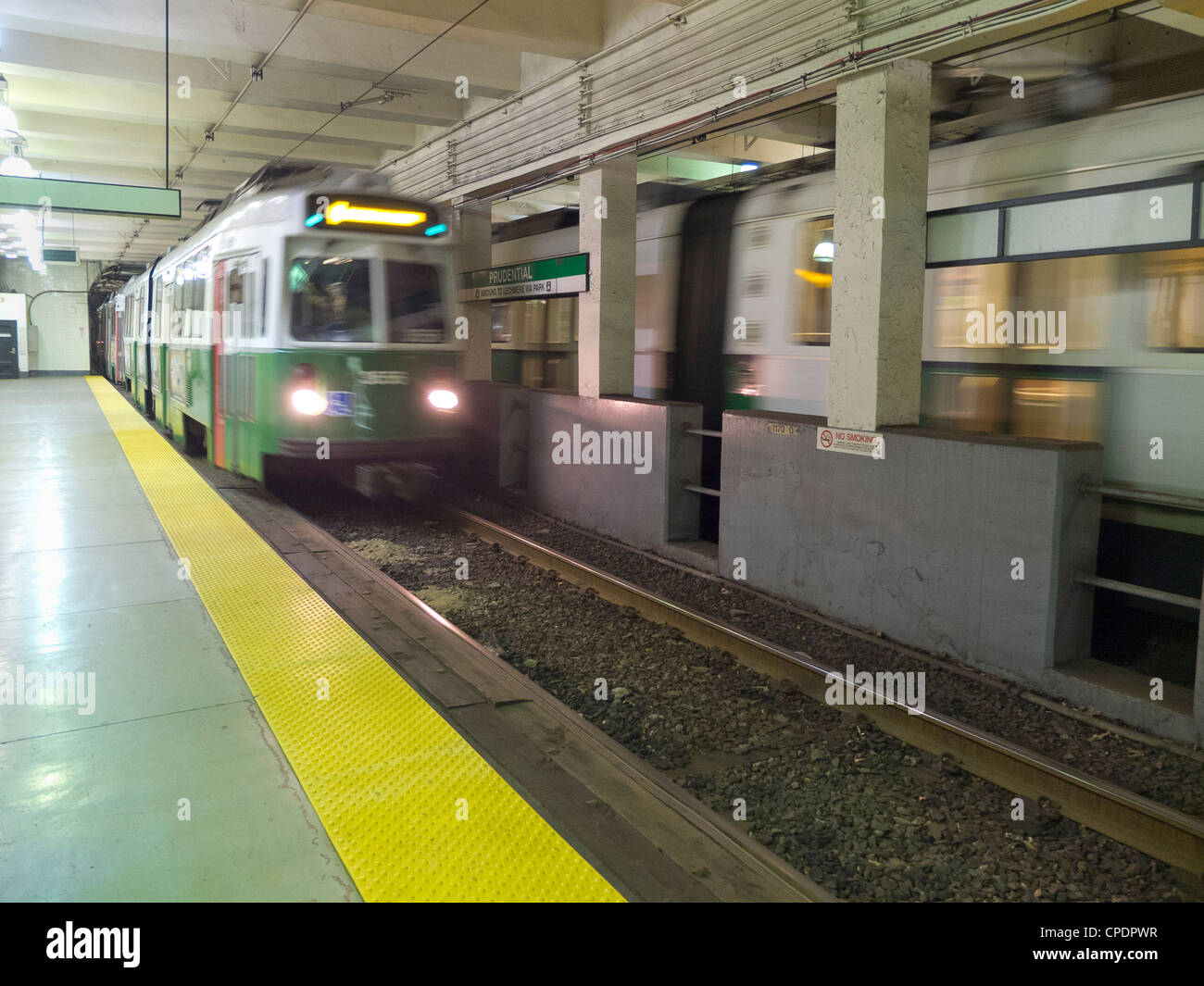 Subway boston platform hi-res stock photography and images - Alamy