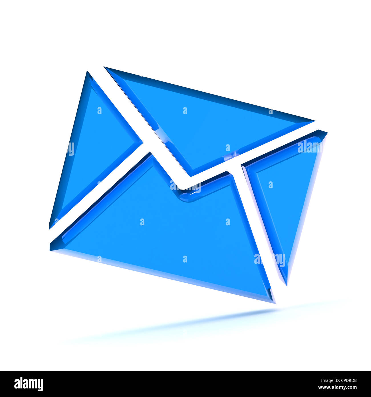 A Colourful 3d Rendered Email Concept Illustration Stock Photo - Alamy