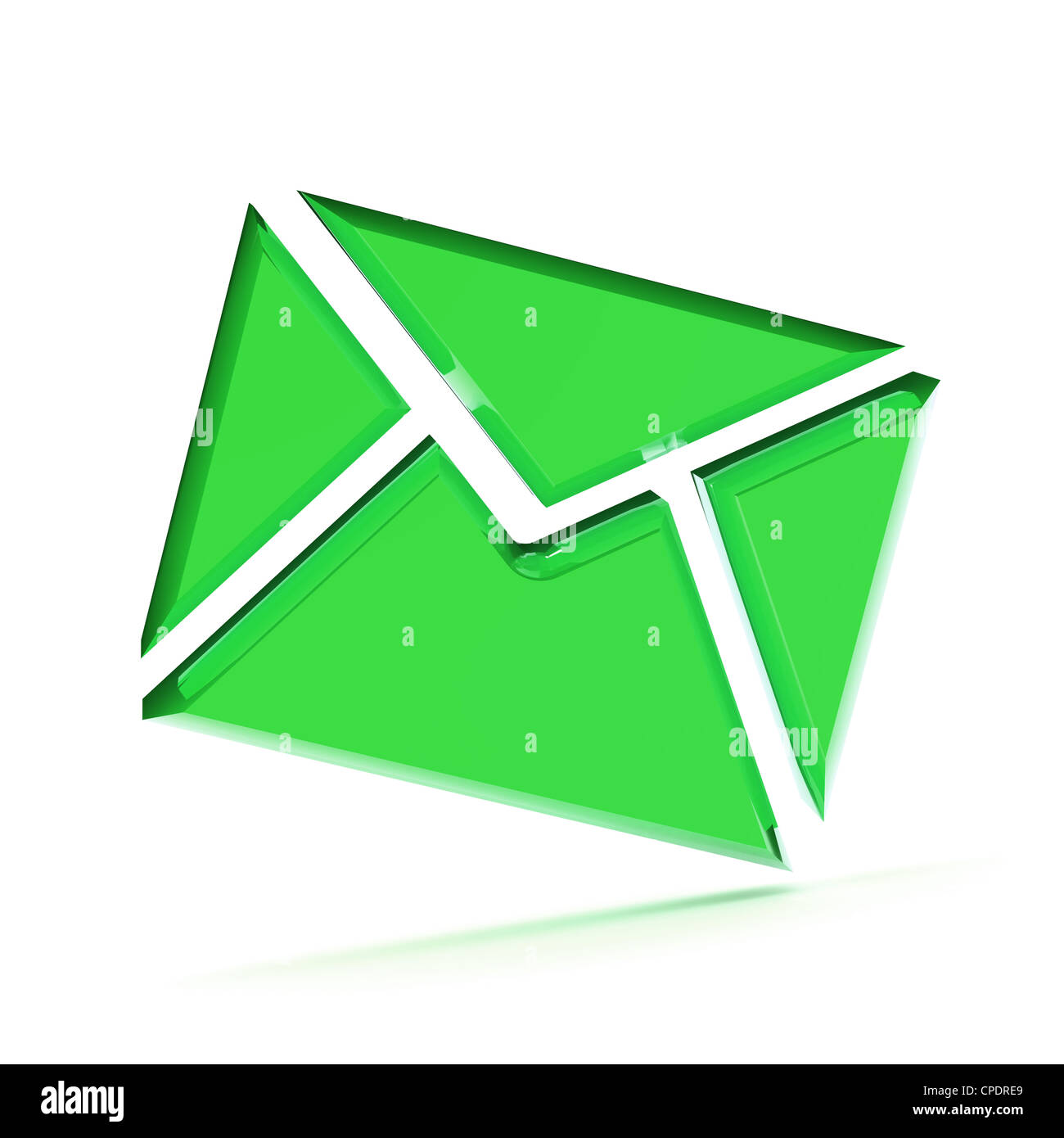 A Colourful 3d Rendered Email Concept Illustration Stock Photo - Alamy