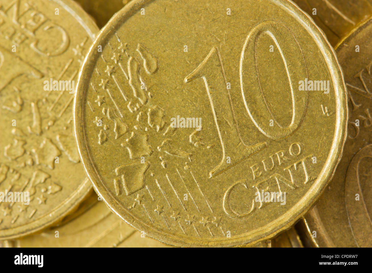 Silver 10 euro coin hi-res stock photography and images - Alamy