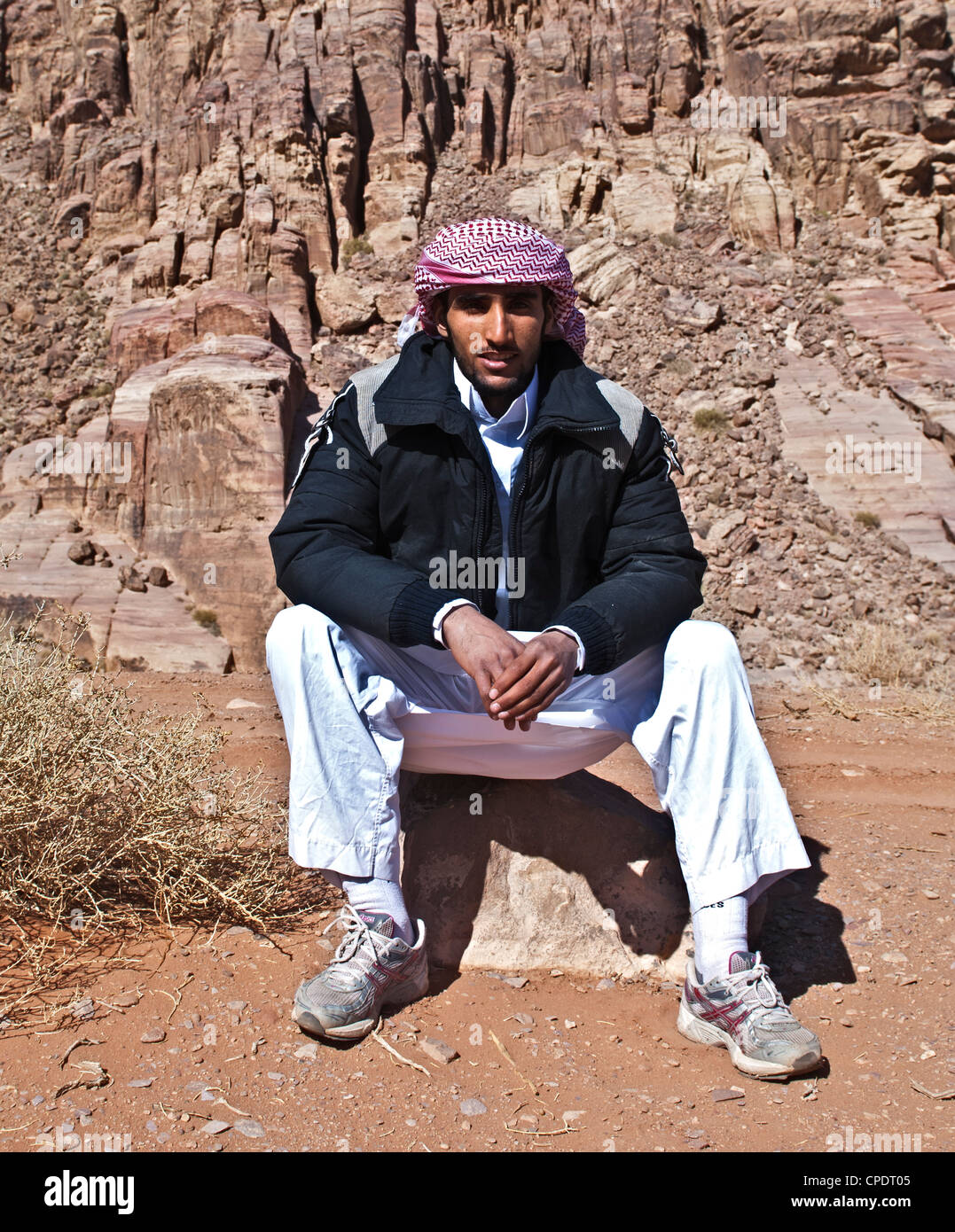 Howeitat Bedouin Mohamed Wadi Rum Jordan Stock Photo - Alamy
