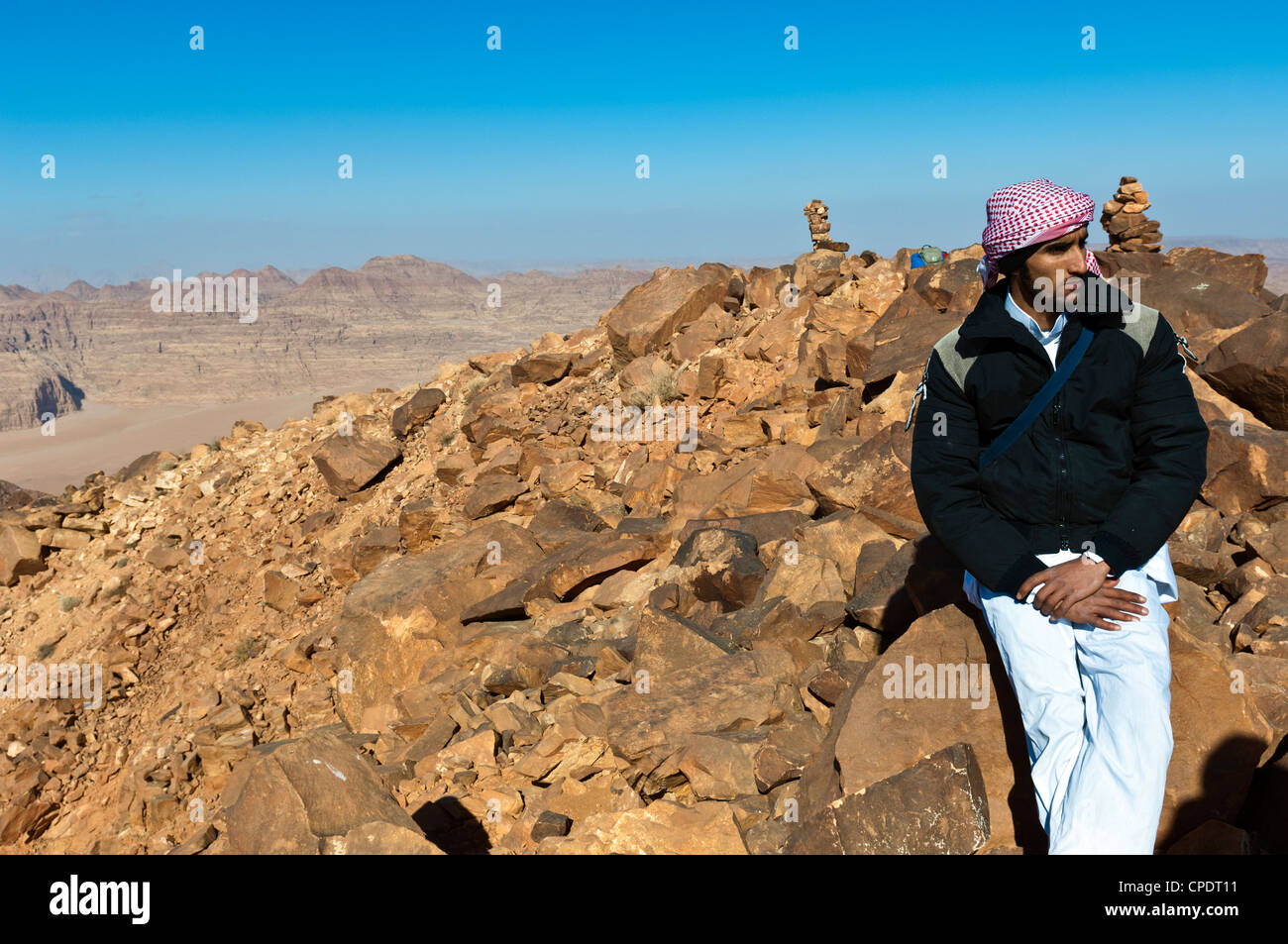 Howeitat Bedouin Mohamed Wadi Rum Jordan Stock Photo - Alamy