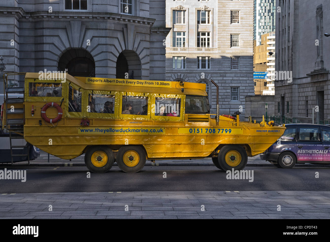 'Wacker Quacker 2' the Yellow Duckmarine converted 'Duck' vehicle takes ...