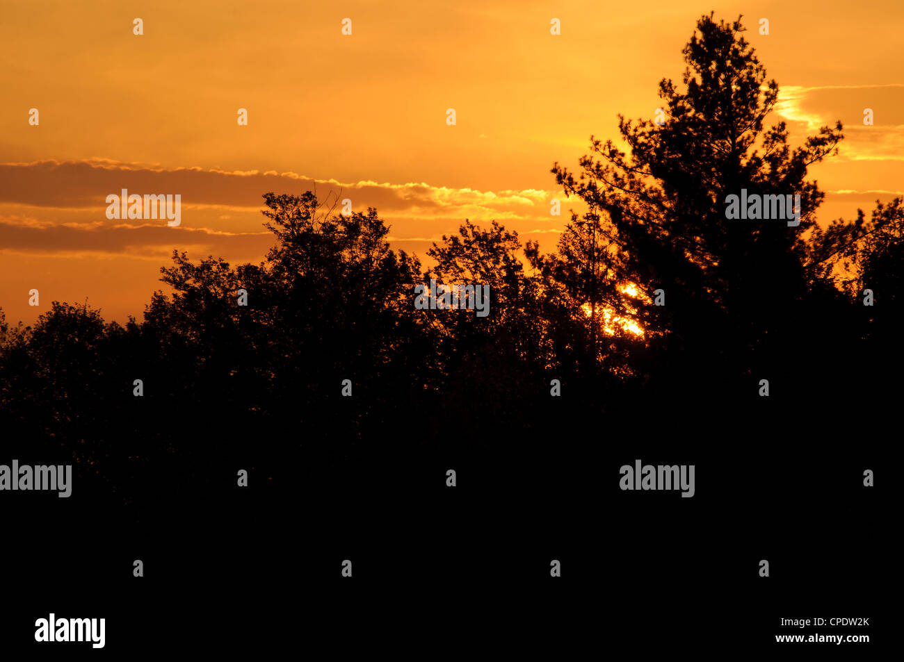 Simple sunset hi-res stock photography and images - Alamy