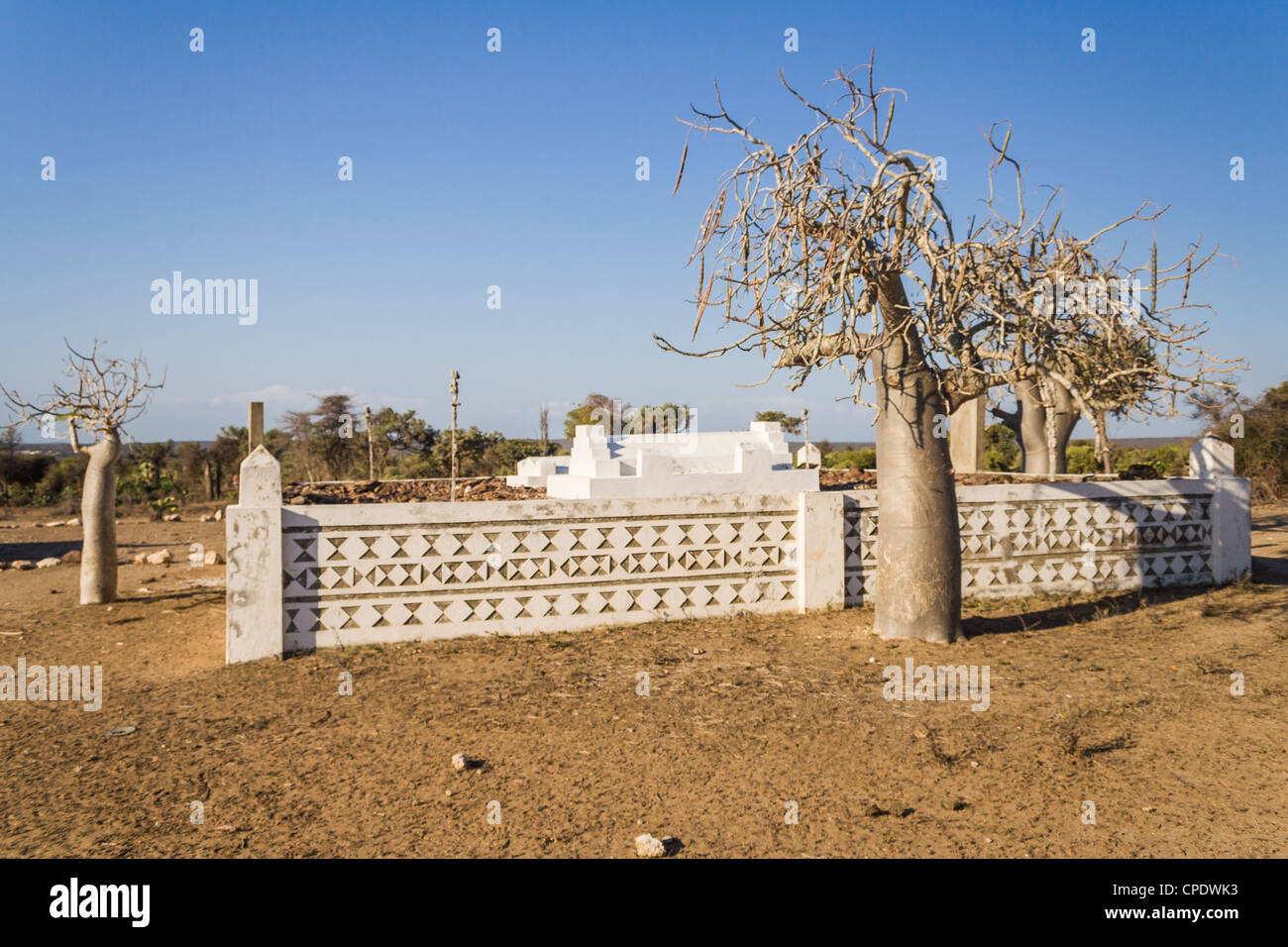 Mahafaly tomb in the deep south Malagasy Stock Photo - Alamy