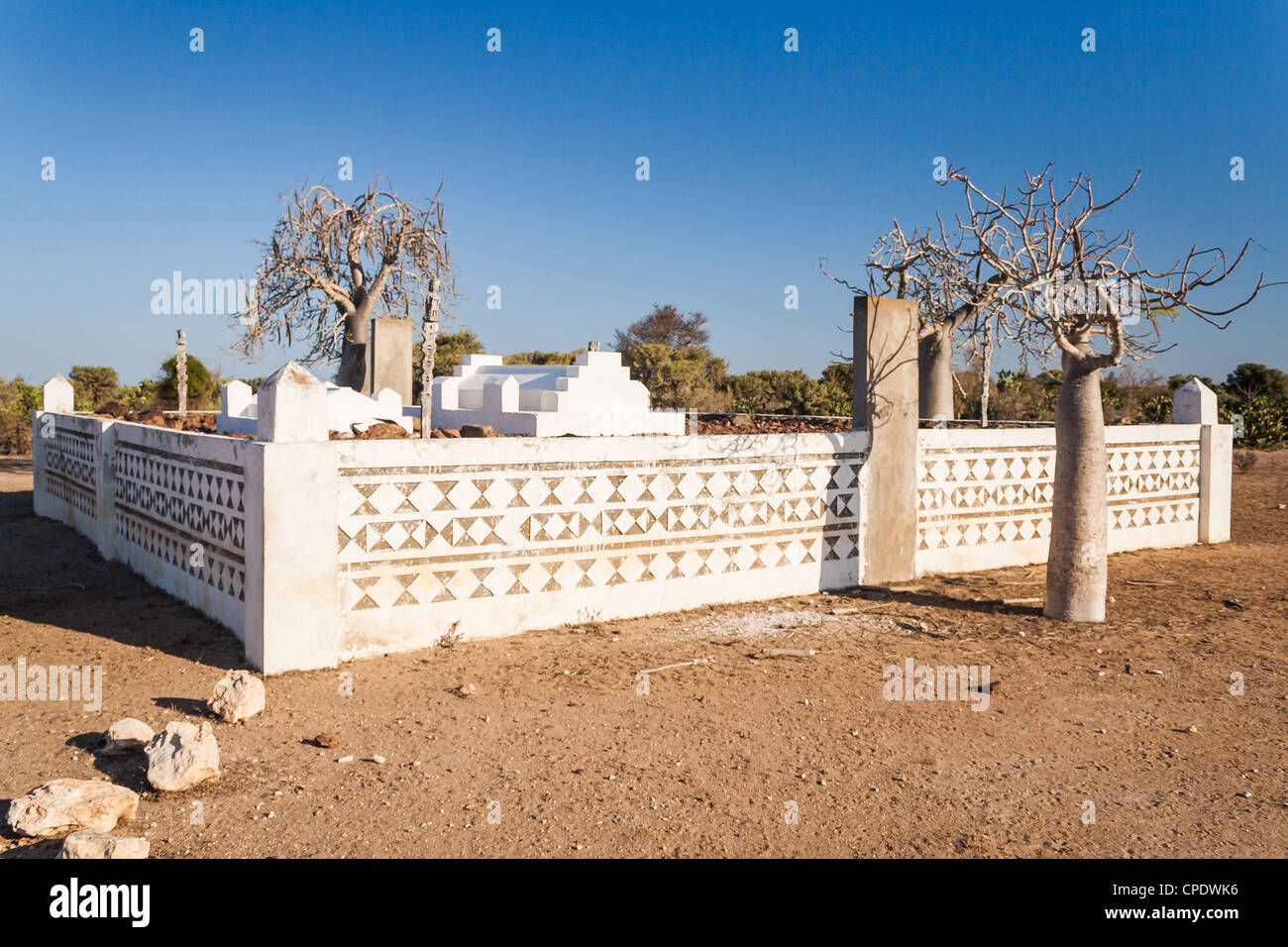 Mahafaly tomb in the deep south Malagasy Stock Photo - Alamy