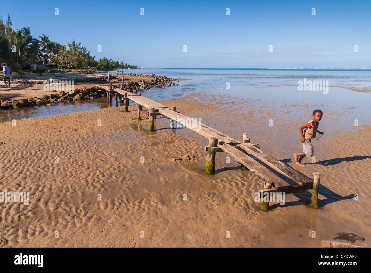 The beach of Foulpointe, eastern Madagascar Stock Photo - Alamy