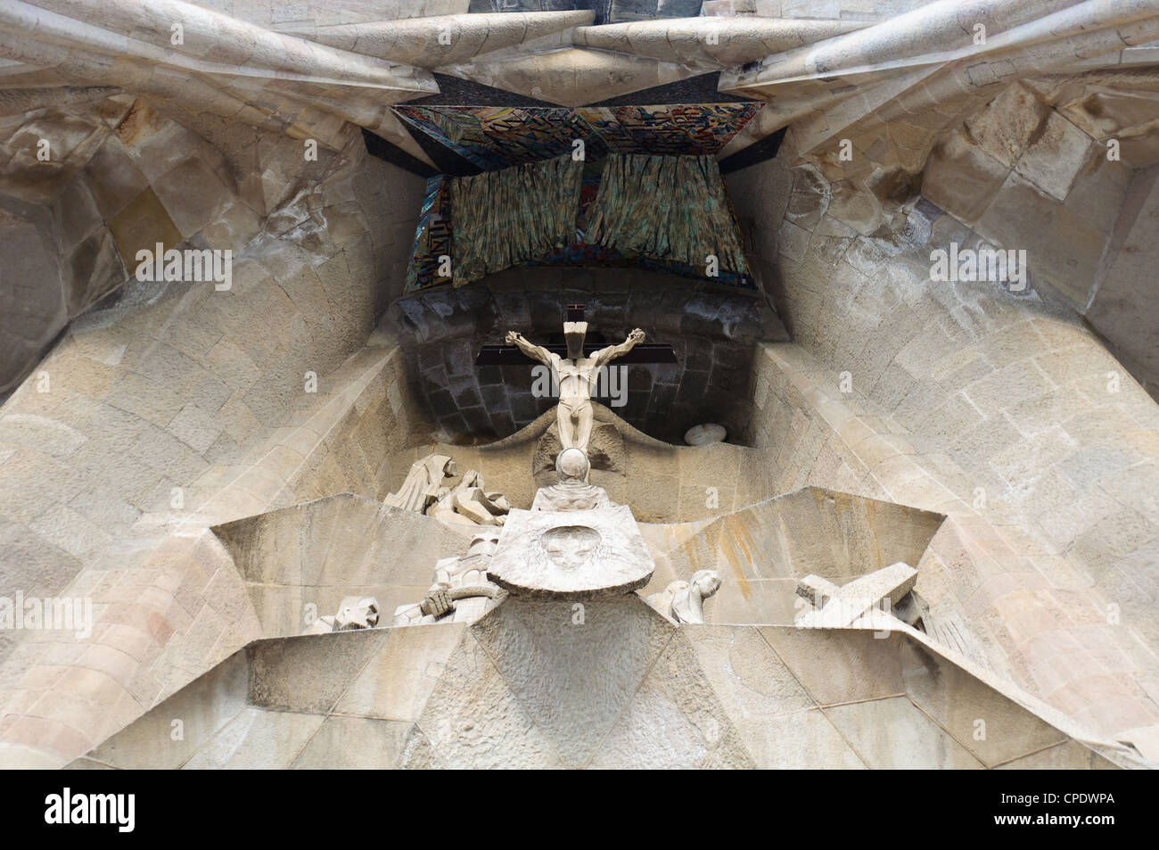 Jesus sculpture sagrada familia temple hi-res stock photography and images - Alamy