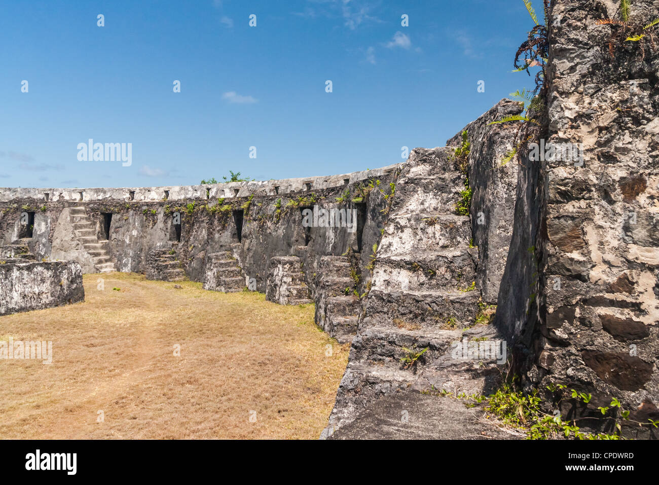 Ruins of Manda fort of Foulpointe, eastern Madagascar Stock Photo - Alamy