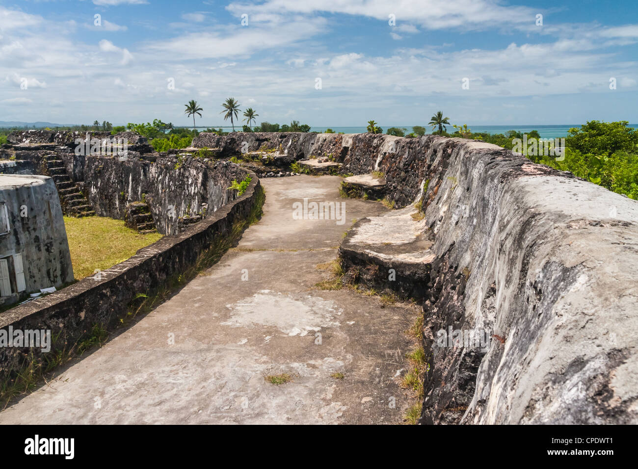 Ruins of Manda fort of Foulpointe, eastern Madagascar Stock Photo - Alamy