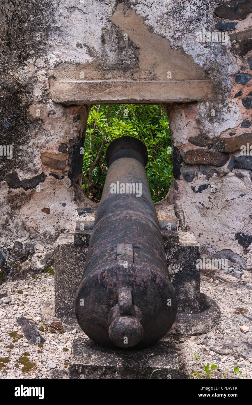 Ruins of Manda fort of Foulpointe, eastern Madagascar Stock Photo - Alamy