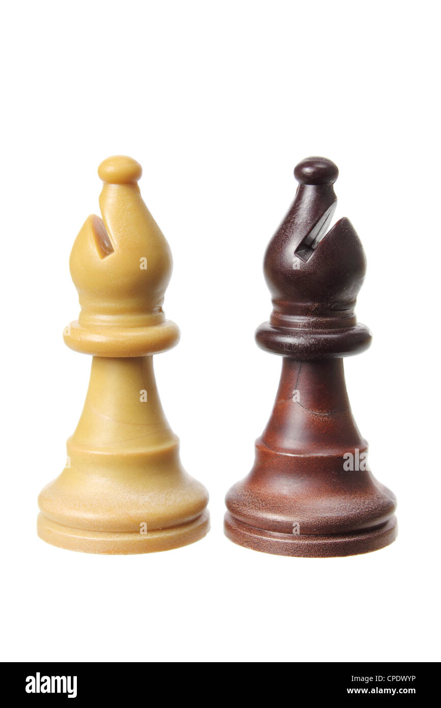 Bishop Chess Pieces Stock Photo - Alamy