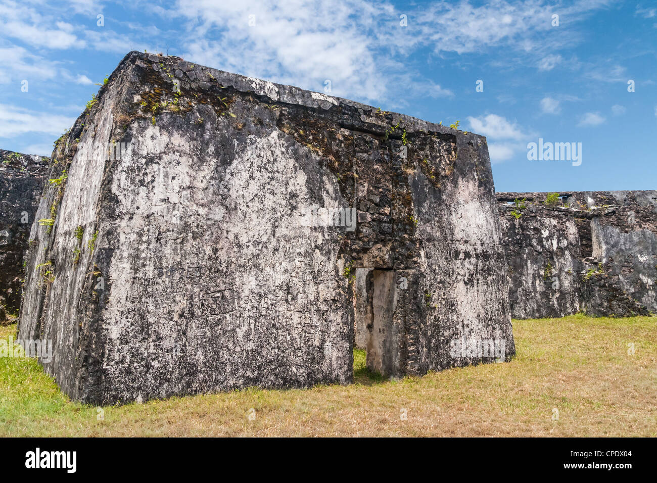 Ruins of Manda fort of Foulpointe, eastern Madagascar Stock Photo - Alamy