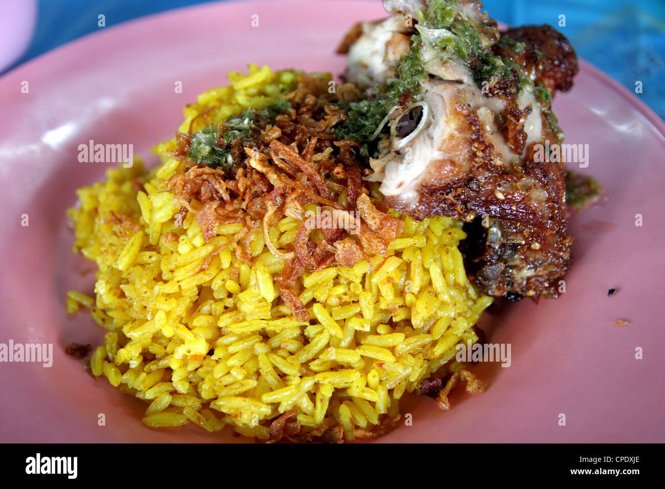Thai Muslim Chicken Biryani , (Khao Mok Kai Stock Photo - Alamy