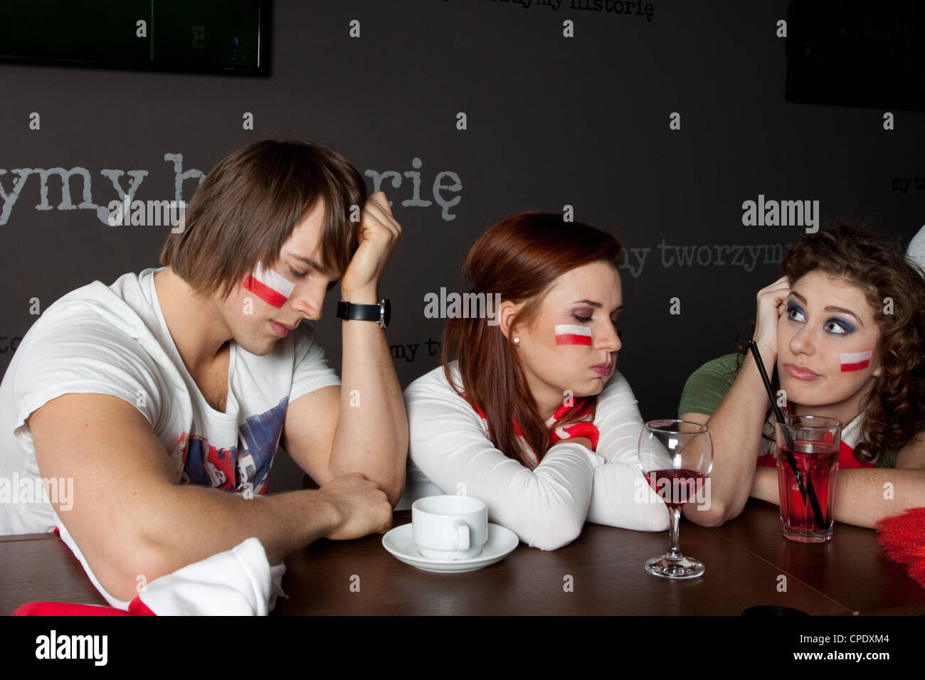 Crying football fans hi-res stock photography and images - Alamy