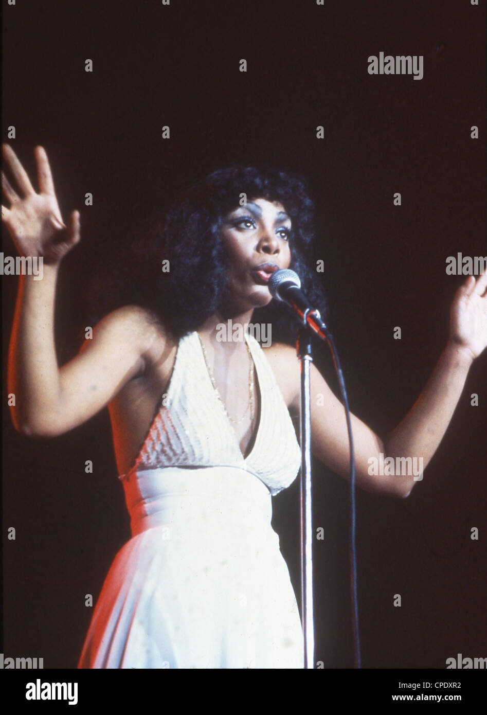 DONNA SUMMER (1948-2012) US singer in 1974. Photo Laurens van Houten ...
