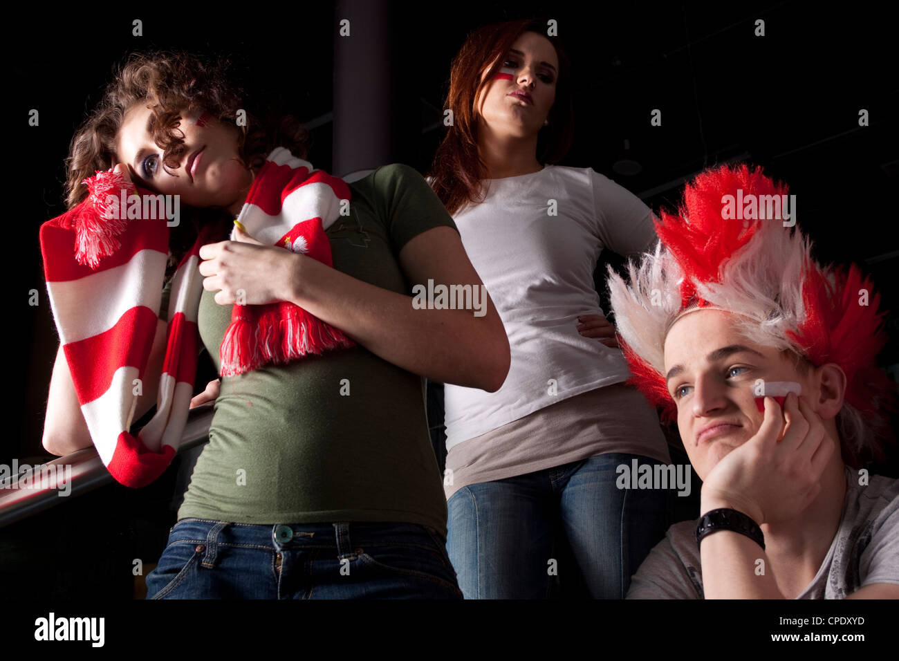 Football fans during Euro 2012 in Poland Stock Photo - Alamy