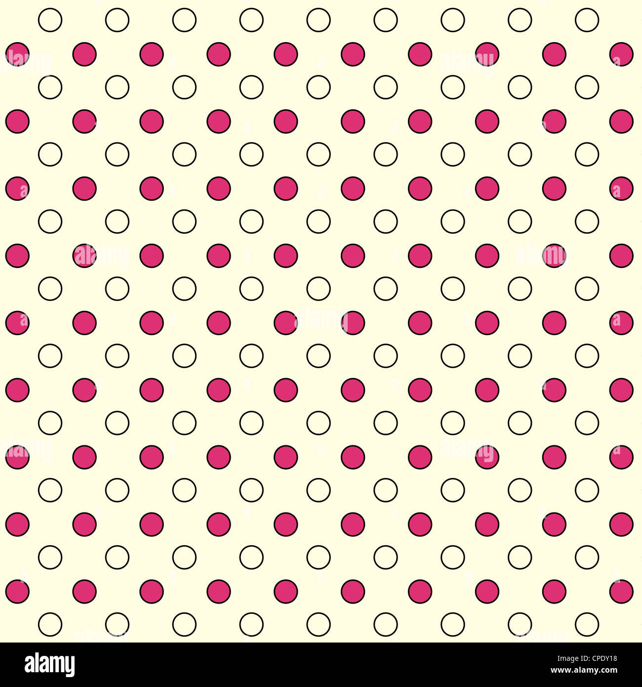 Seamless pink polka dots pattern Stock Photo - Alamy