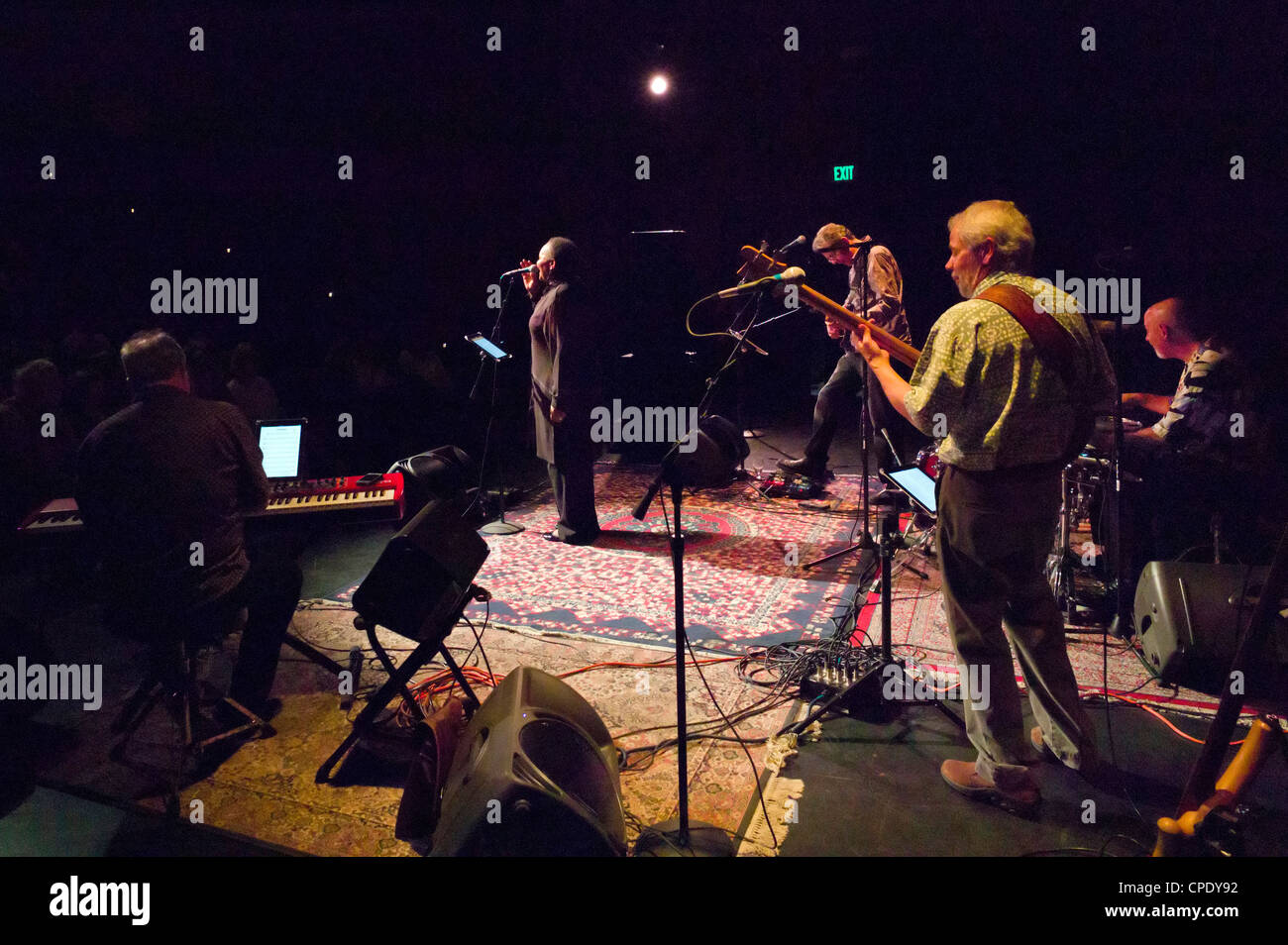 The Hazel Miller Band performs in the Steamplant Theater, Salida ...