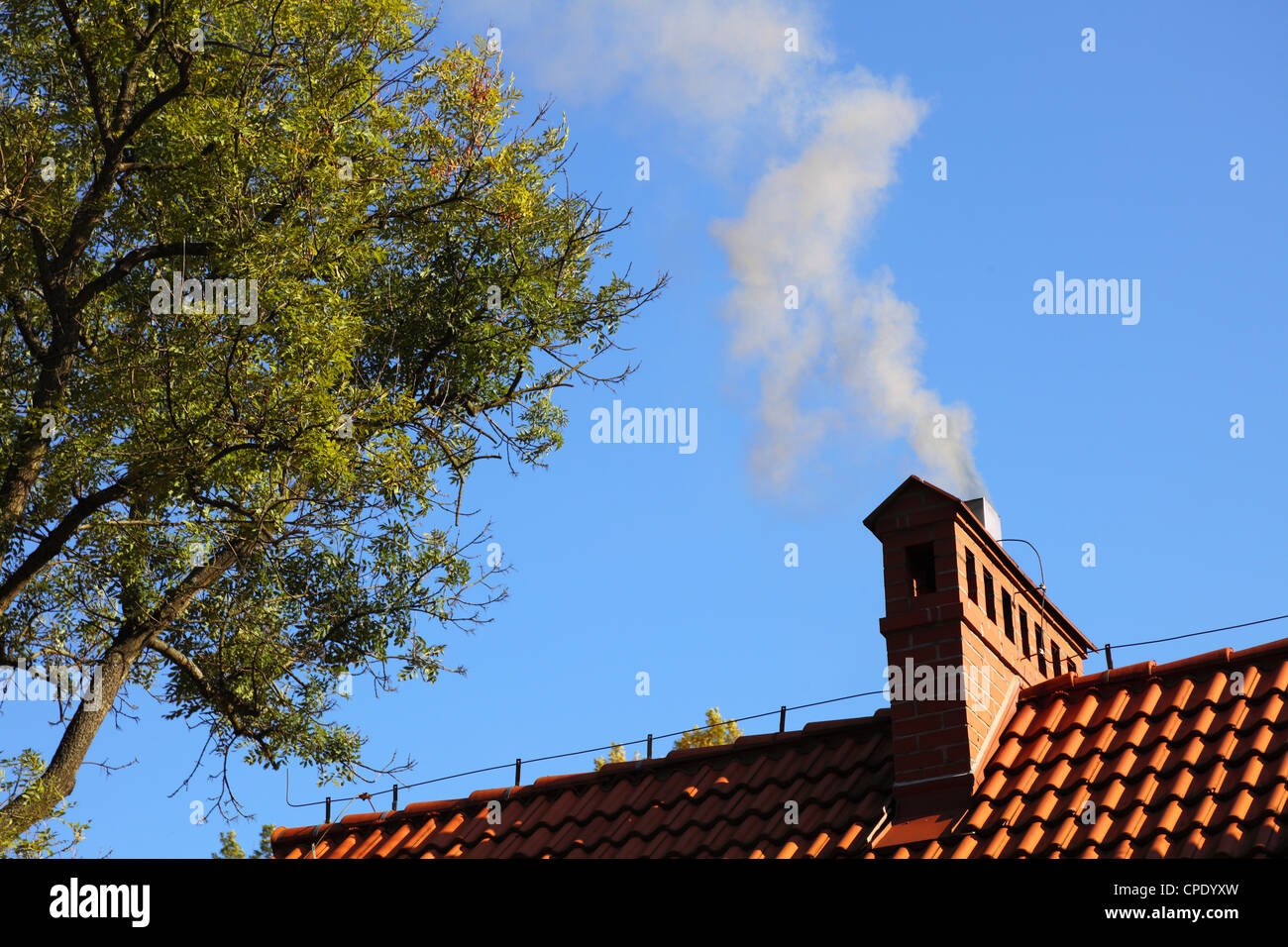 Co2 smoke stack chimney hi-res stock photography and images - Alamy