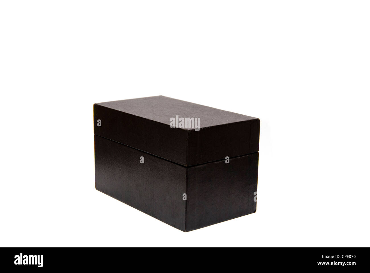 close up of a black box on white background Stock Photo - Alamy