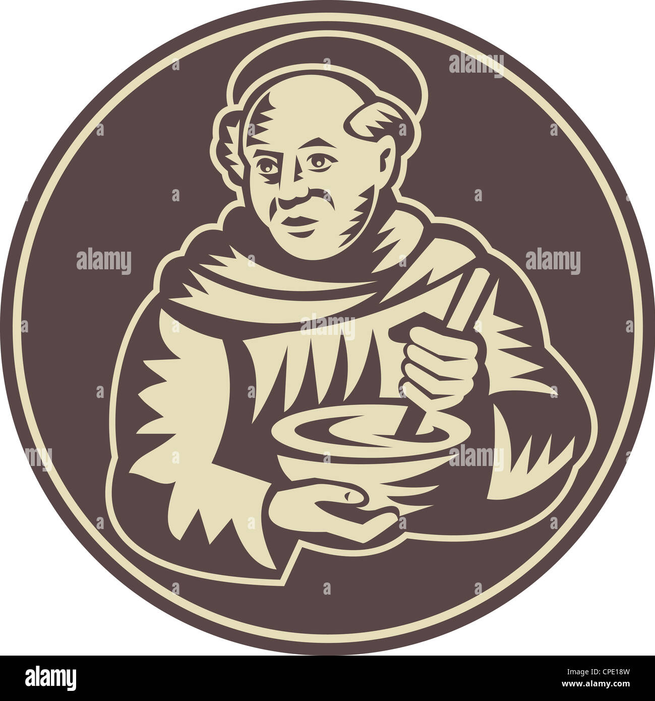 Monk friar priest hi-res stock photography and images - Alamy