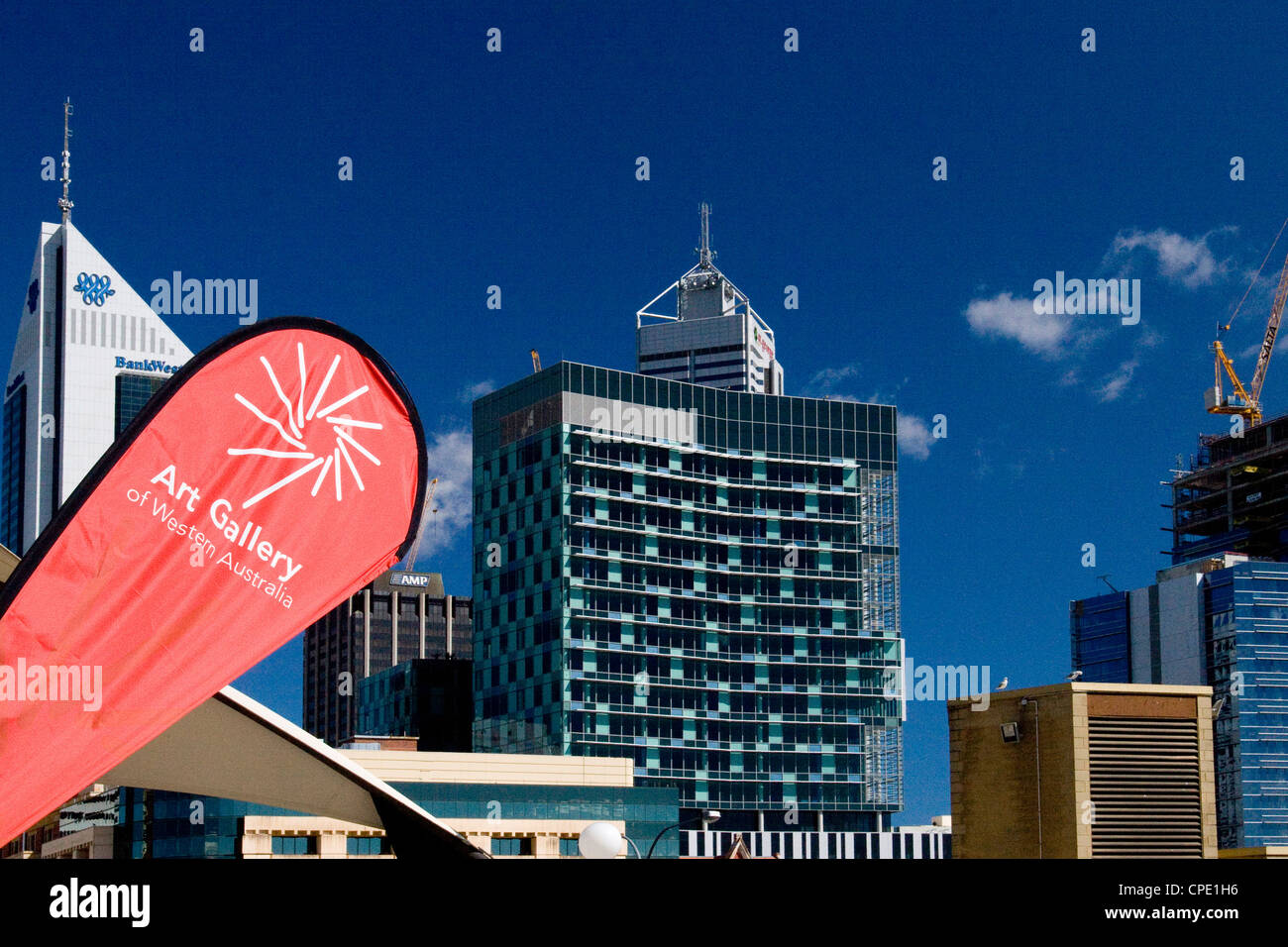 Perth city skyline art gallery hi-res stock photography and images - Alamy