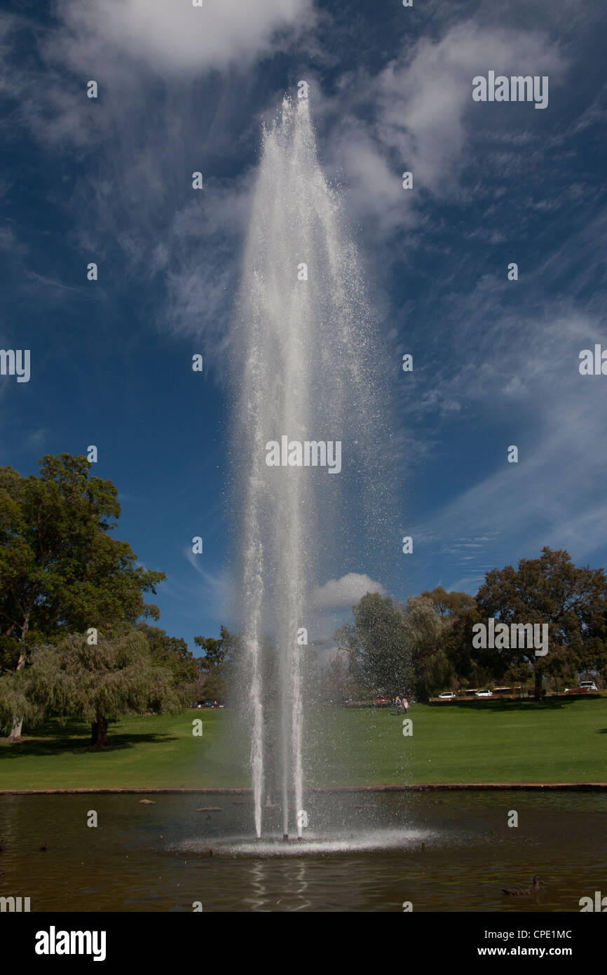 Fountain at King's Park, Perth Stock Photo - Alamy