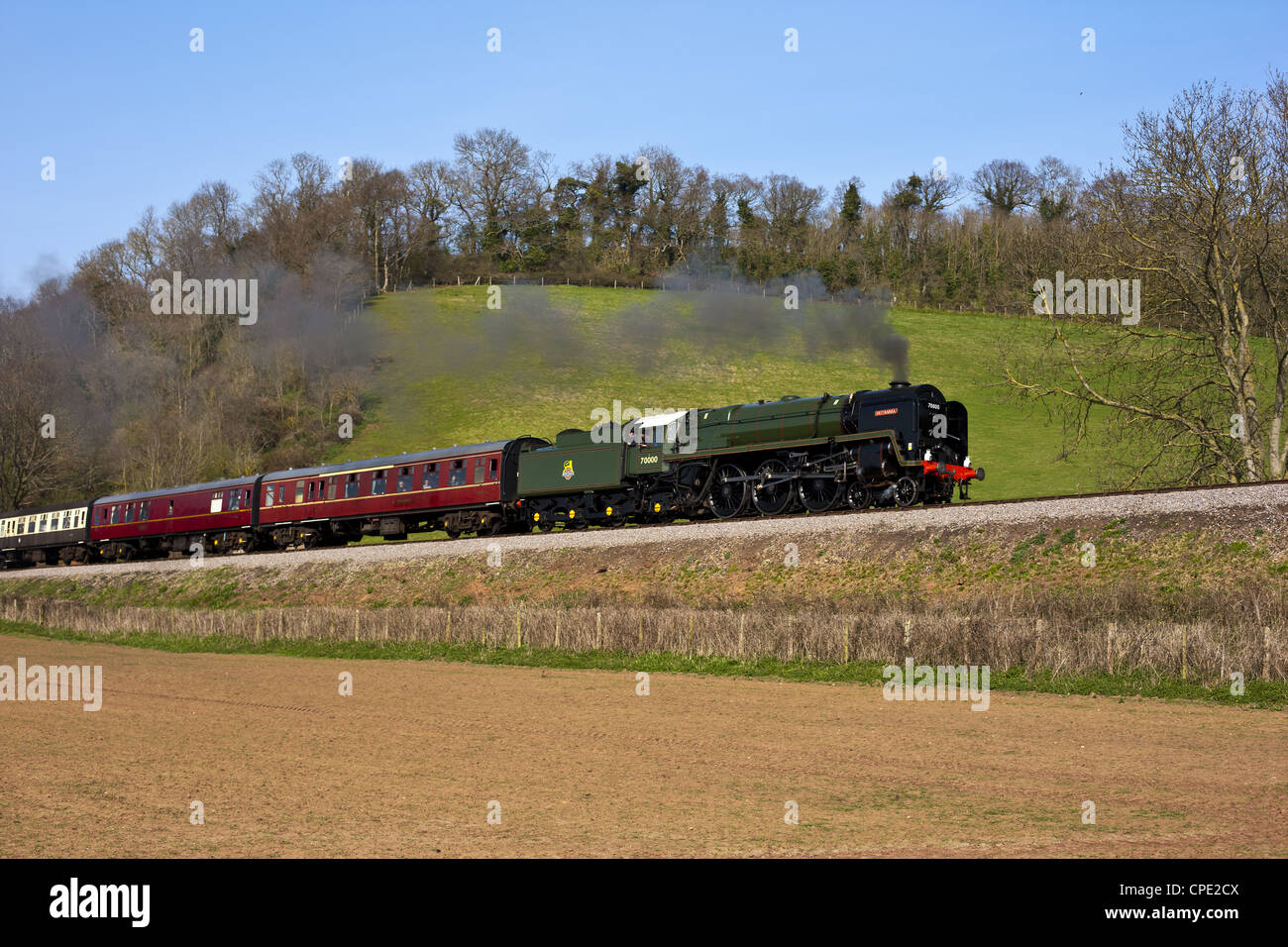 West Somerset Railway Stock Photo - Alamy