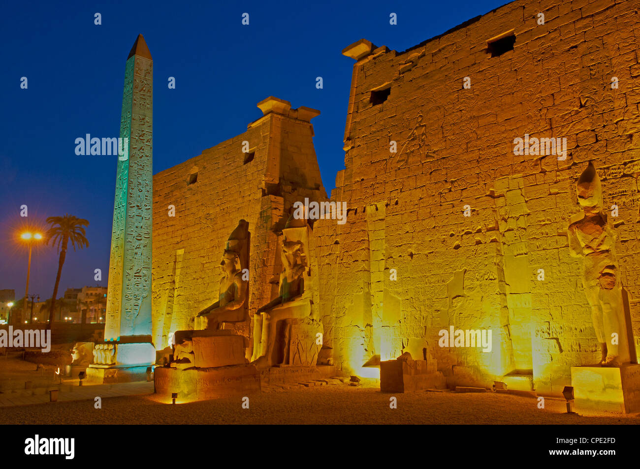 Obelisk of Ramesses II and pylons, Temple of Luxor, Thebes, UNESCO ...