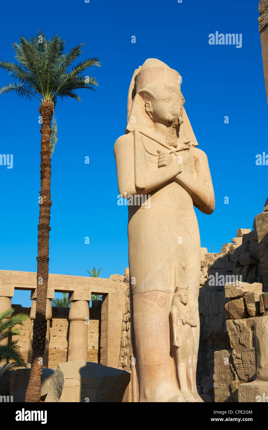 Colossus of Rameses II, Temple of Amun, Karnak, Thebes, UNESCO World ...
