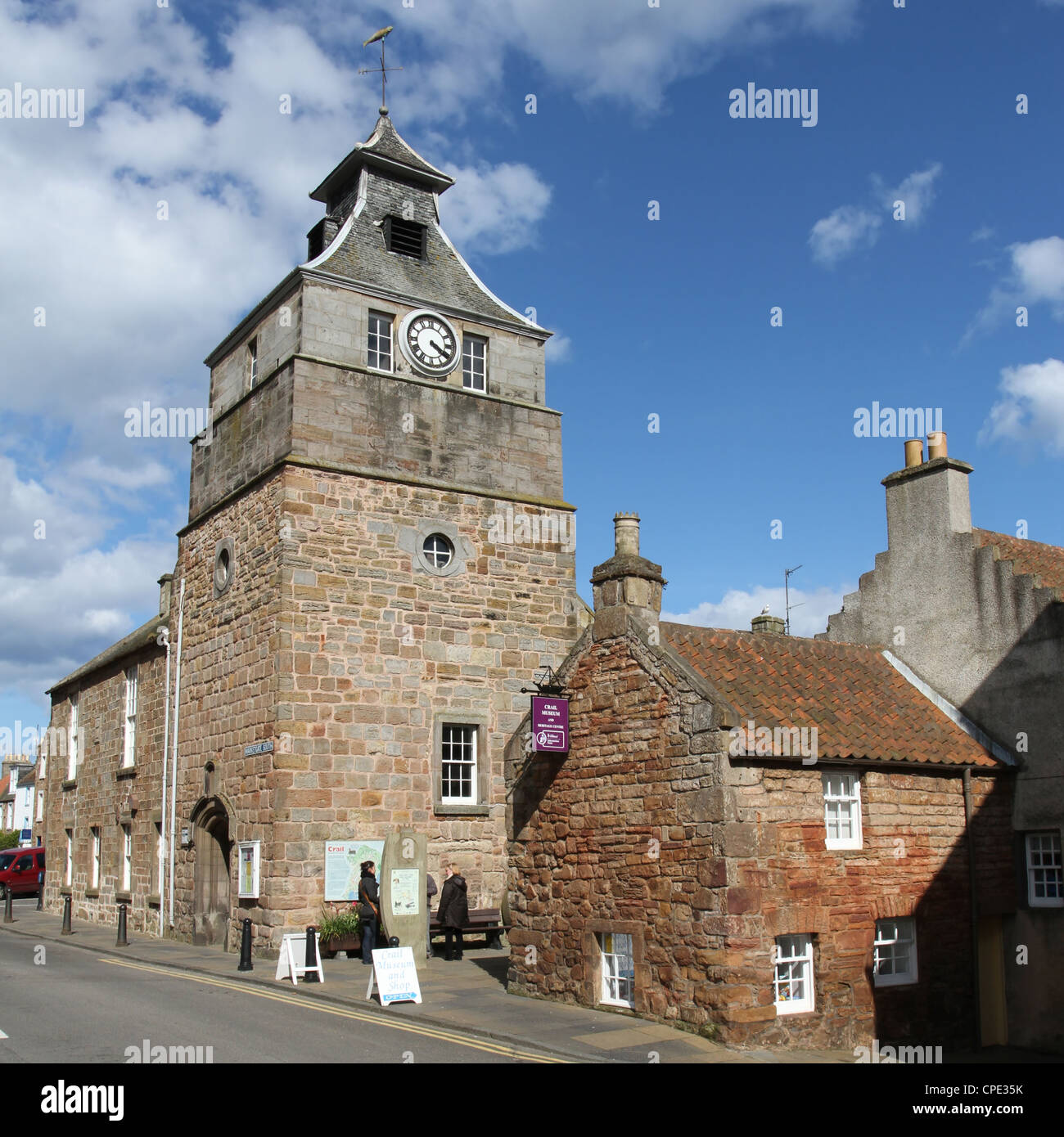 Crail street scene hi-res stock photography and images - Alamy