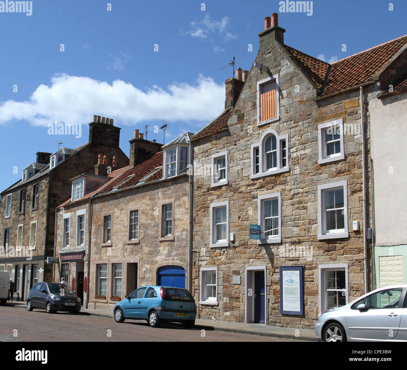 Pittenweem street scene Fife Scotland May 2012 Stock Photo - Alamy
