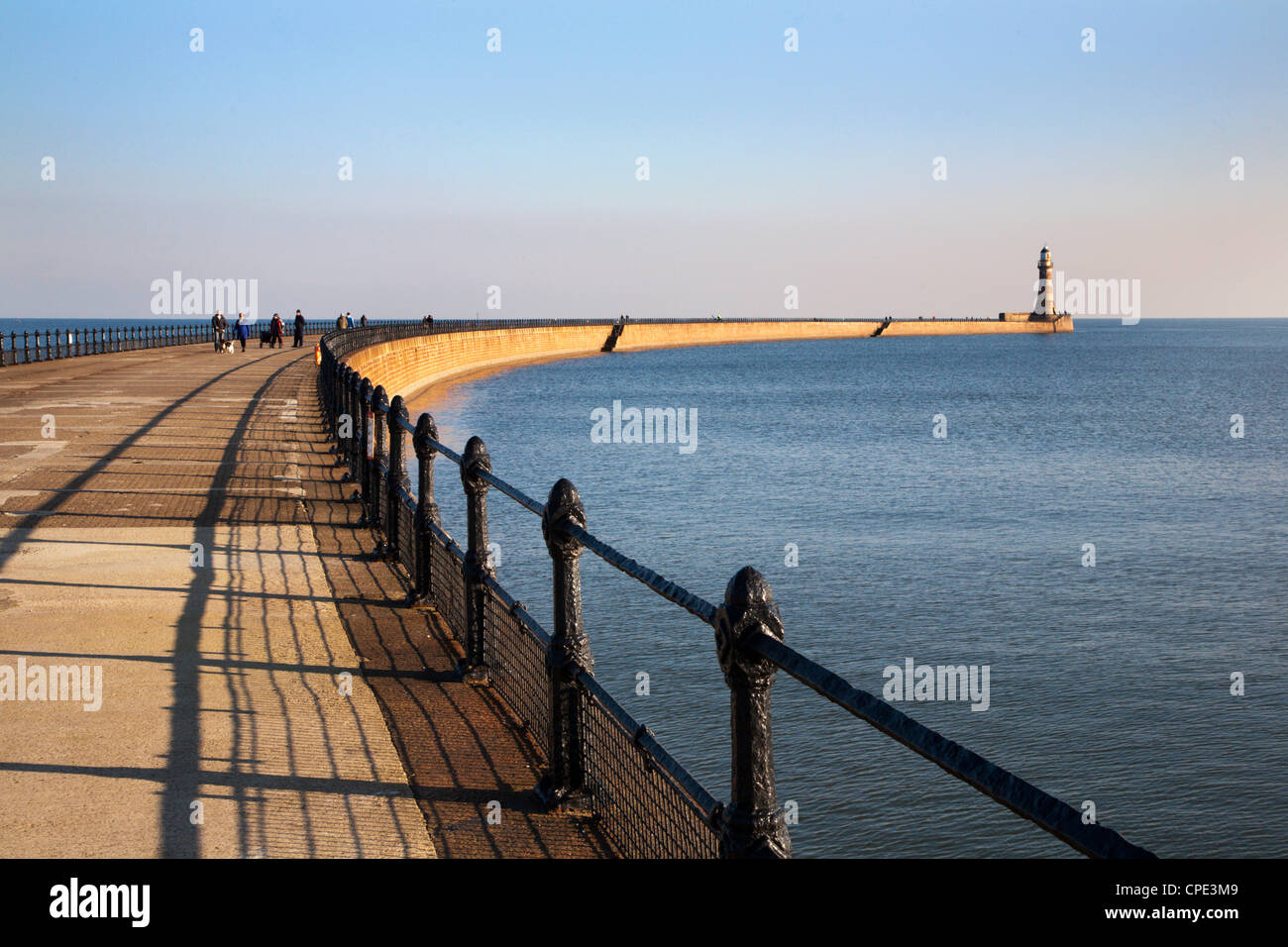 Roker Pier and Lighthouse, Sunderland, Tyne and Wear, England, United ...